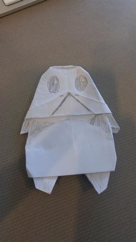 Origami Porg Wip Origami Yoda