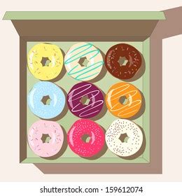 467 Donut Box Sketch Images Stock Photos Vectors Shutterstock