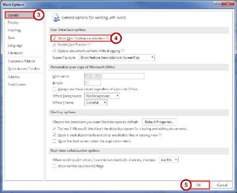 Turn Off The Mini Toolbar Download Scientific Diagram