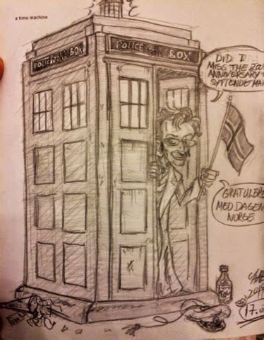 642 Things To Draw Day 137 A Time Machine