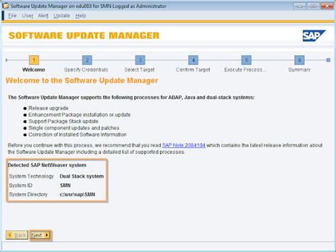 Simple About Sap Basis Sap Update System Using Software Update Manager 10