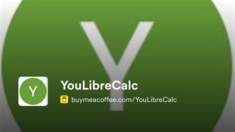 Extras YouLibreCalc Buymeacoffee