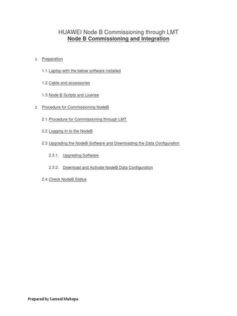 huawei nodeb commission procedure guideline pdf file transfer