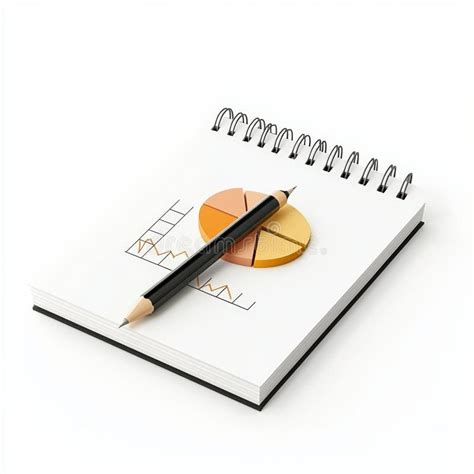 Business Analysis Concept With Notebook Pencil And Colorful Pie Chart Business Analysis Concept With Notebook Pencil And Colorful Pie Chart