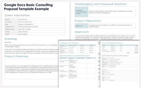 Consulting Proposal Template Doc Best Rfp Template For Consulting