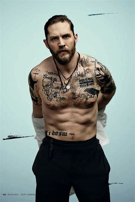 Tom Hardy Physique Famous Men Tattoos Actor Tattoos Tom Hardy Photos