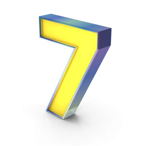 Number 7 Png Images And Psds For Download Pixelsquid S12359953a
