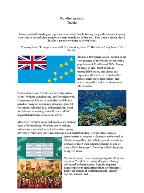 Sample New Brochure Pdf Oceanography Physical Geography