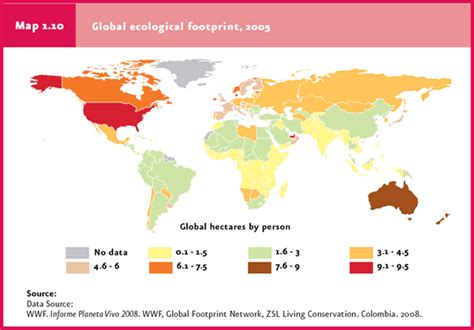 Ecological Footprint Map