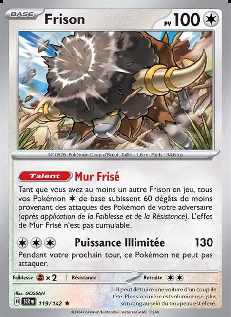 Frison Carte Pokémon Tcg Prix Et Infos Pokémon Trash