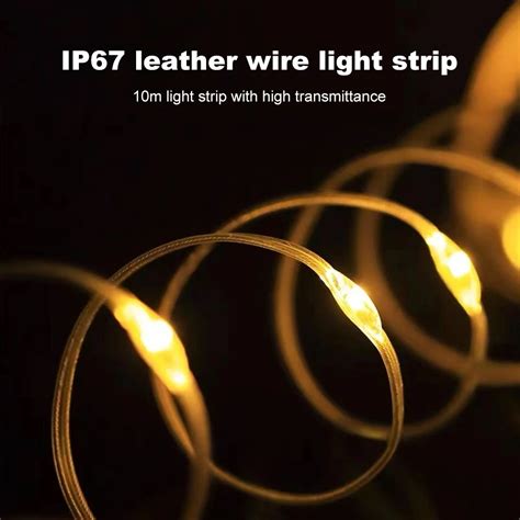 1800mah Led Camping String Lights Usb Rechargeable Outdoor String