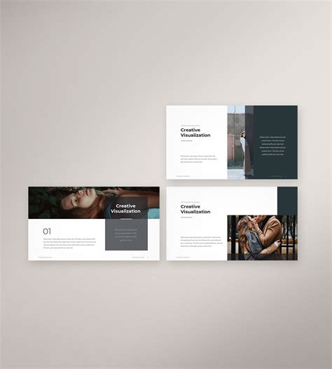 비주얼 비즈니스 Ppt 템플릿 깔끔한 Ppt 템플릿 다운로드