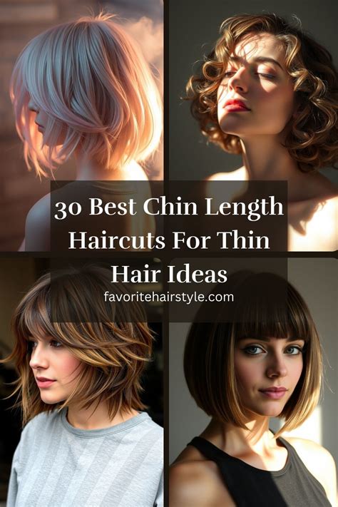 30 Best Chin Length Haircuts For Thin Hair Ideas Favorite Hair Styles