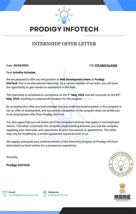 Internship Webdevelopment Prodigyinfotech Anindita Acharjee