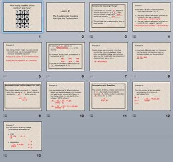 Probability Unit PowerPoints Notes 5 Complete Lessons TPT