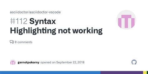 Syntax Highlighting Not Working · Issue 112 · Asciidoctorasciidoctor