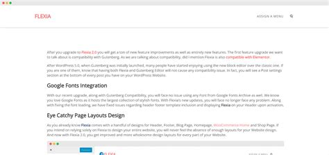 how to hide page title for a page post flexia