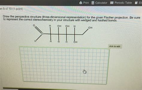 Solved Draw The Perspective Structure Three Dimensional Chegg Com