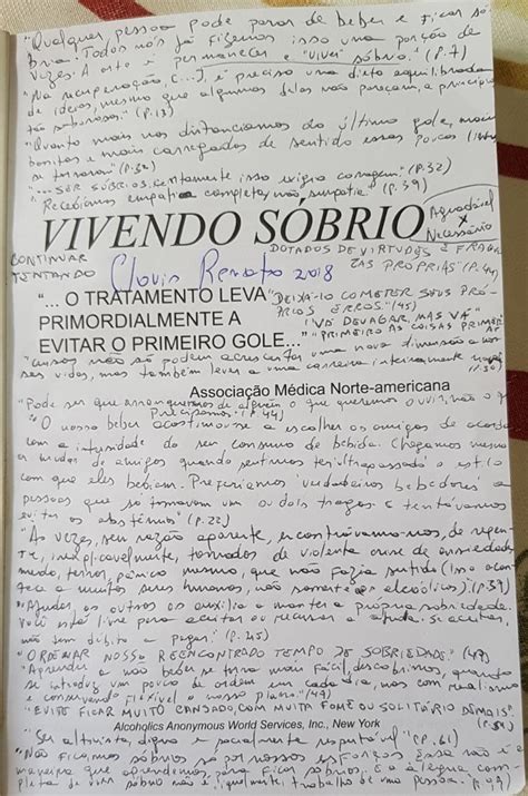 Atividade Vivendo Sóbrio Aa