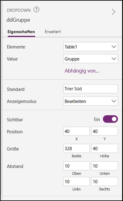 Solved Dropdown Control Not Populating Possible Items To Power