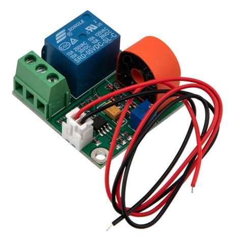 Ac Current Sensor With Relay And Switch Output Short Circuit Protector 0 5a Ac Working Voltage 5v