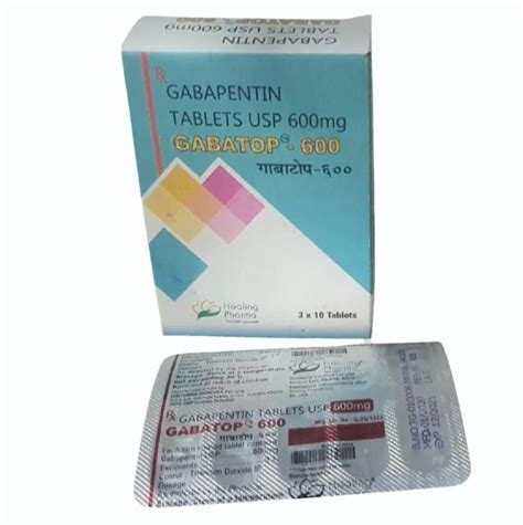 Gabapentin 600 Mg Tablets At ₹ 800box Gabapentin Tablet In Mumbai