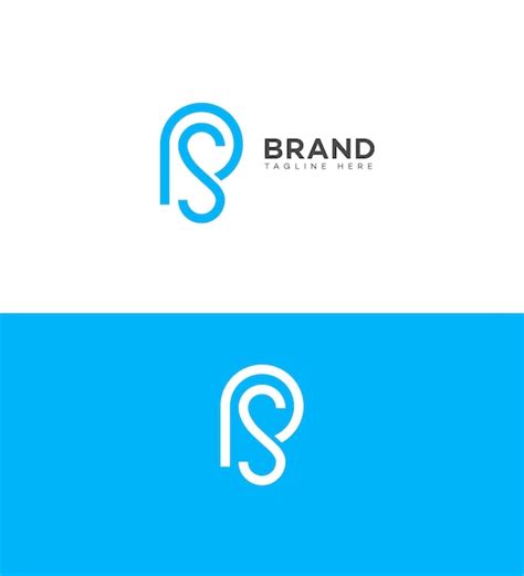 Premium Vector PS SP Letter Logo Identity Sign Symbol Template