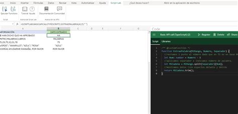 Extraer Palabras De Una Cadena De Texto Con Typescript Excel Signum