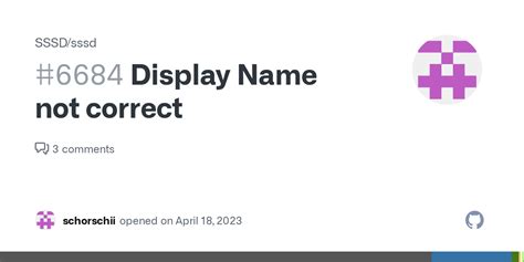 display name not correct · issue 6684 · sssd sssd · github