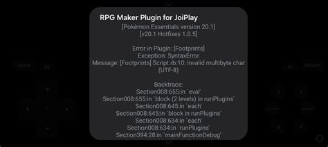 Joiplay Error While Starting Pokemon Floral Tempus Ex Rjoiplay