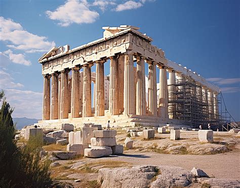 The Parthenon Background Architecture Ancient Architecture Tourists