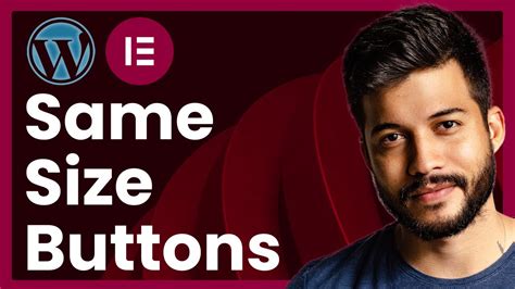 How To Make Buttons The Same Size In Elementor Easy Tutorial Youtube