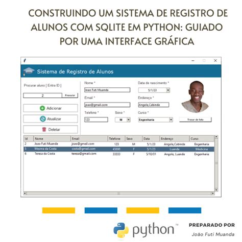 Construindo Um Sistema De Registro De Alunos SQLite Em Python Guiado Por Uma Interface