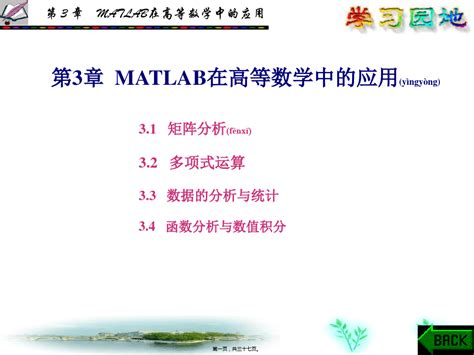 第3章matlab在高等数学中的应用word文档在线阅读与下载无忧文档