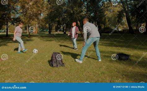 Excited Hearing Impaired Mother Scoring Goal While Playing Football
