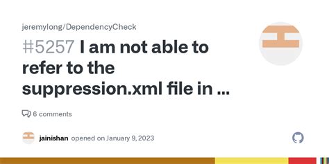 i am not able to refer to the suppression xml file in a common project