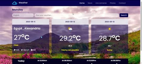 Mariam Gerges On Linkedin Weather My Simple Weather Web App When You