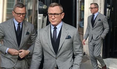 Daniel Craig Steps Out In Smart Grey Suit As Cast Celebrate 60 Years Of James Bond Celebrity