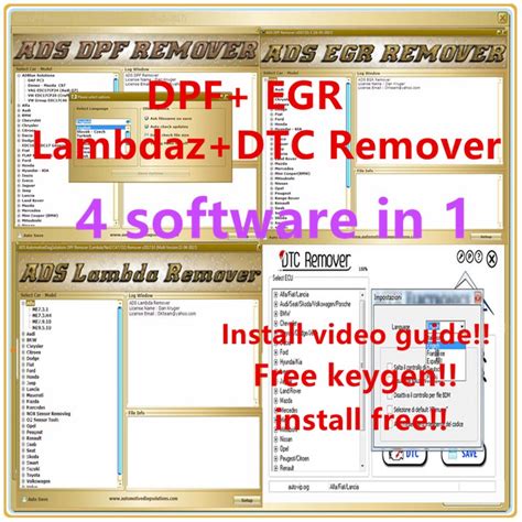Hot Sell Professional Dpf Egr Remover 30 Lambda Remover Full 20175