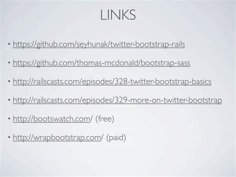Twitter Bootstrap Ppt