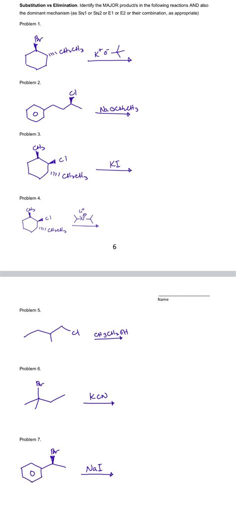 [Solved] Identify the major product/s in the following reactions and ...