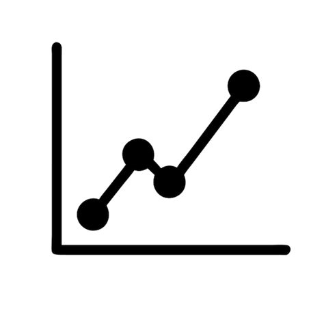 Chart Pictogram Premium Ai Generated Vector