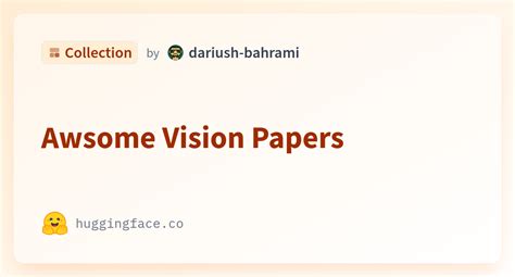 awsome vision papers a dariush bahrami collection