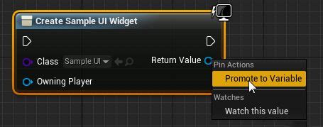 Creating and Displaying UI | Unreal Engine Documentation