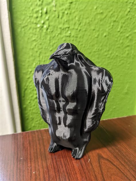 Buff Penguin Figurine Etsy