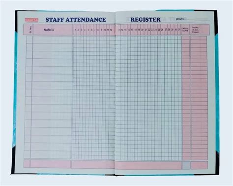 Office Attendance Register 100 Pages At ₹ 250 In Agra Id 2856768771048