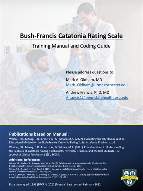 Bush Francis Catatonia Rating Scale Pdf Human Diseases And