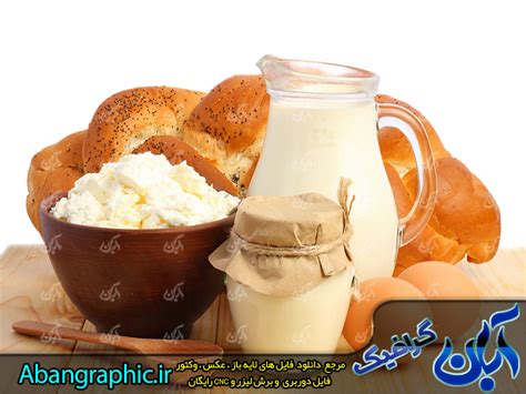 شیر و لبنیات آبان گرافیک