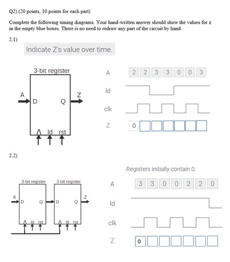Q Points Points For Each Part Complete The Chegg Com
