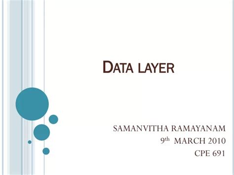 PPT Data Layer PowerPoint Presentation Free Download ID 9406881